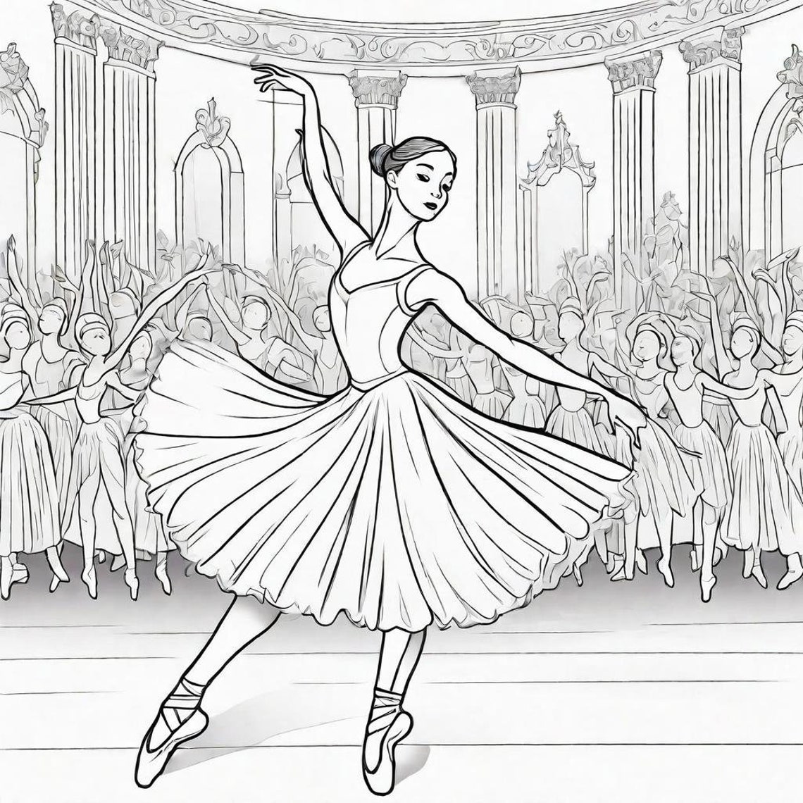 Ballet Coloring Pages 20 TOP Pages Ballerina Coloring Pages Printable ...