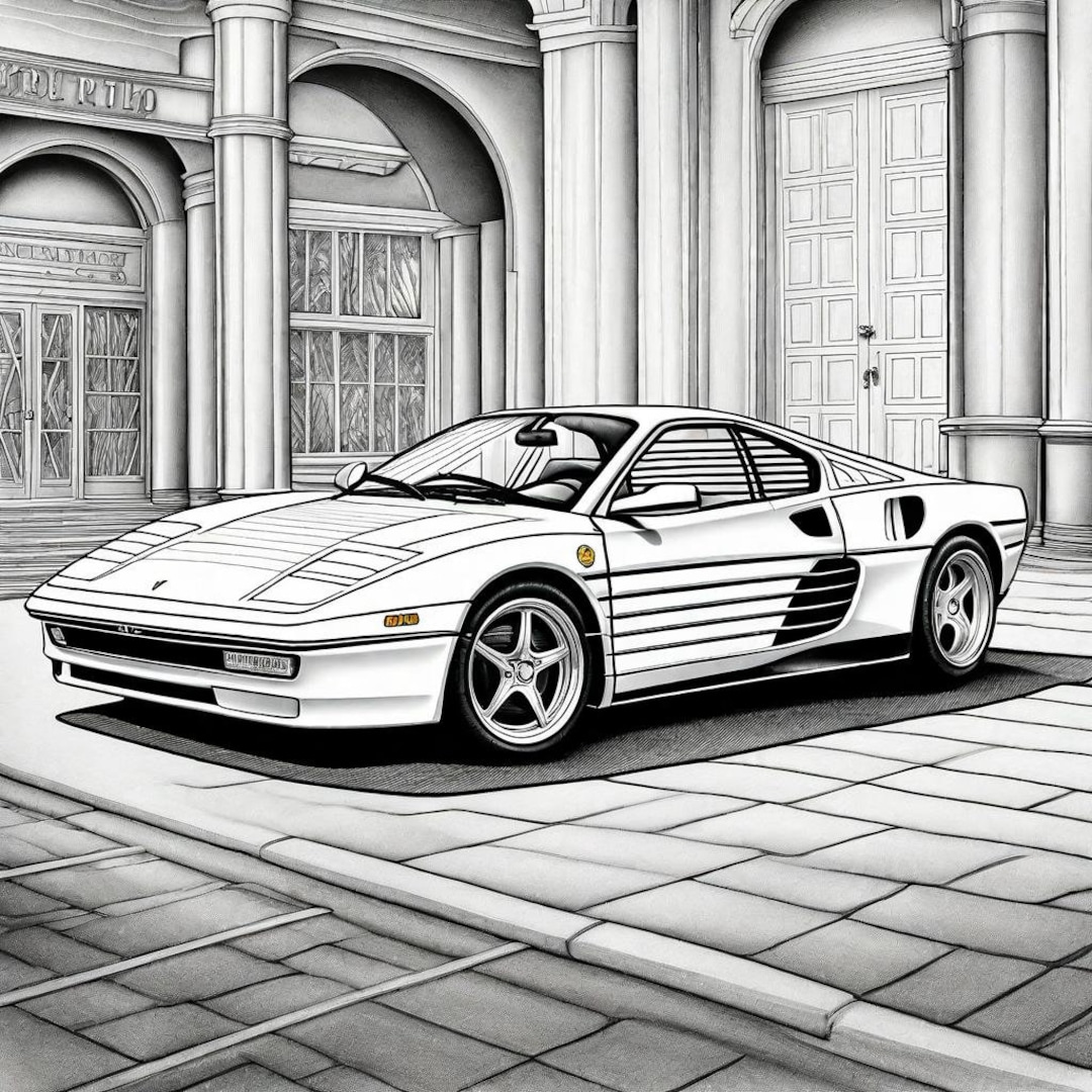 Vintage Cars Coloring Pages 20 TOP Retro Super Cars Coloring Pages ...