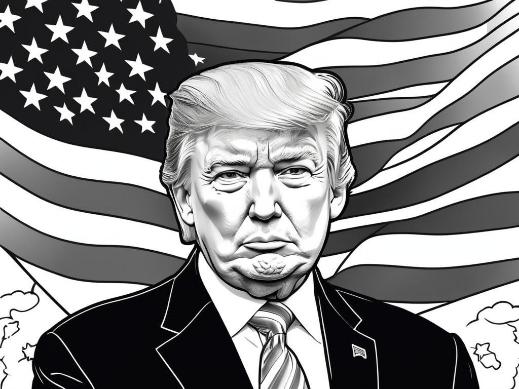 Donald Trump Coloring Pages 20 TOP Pages Trump Coloring Page Donald ...