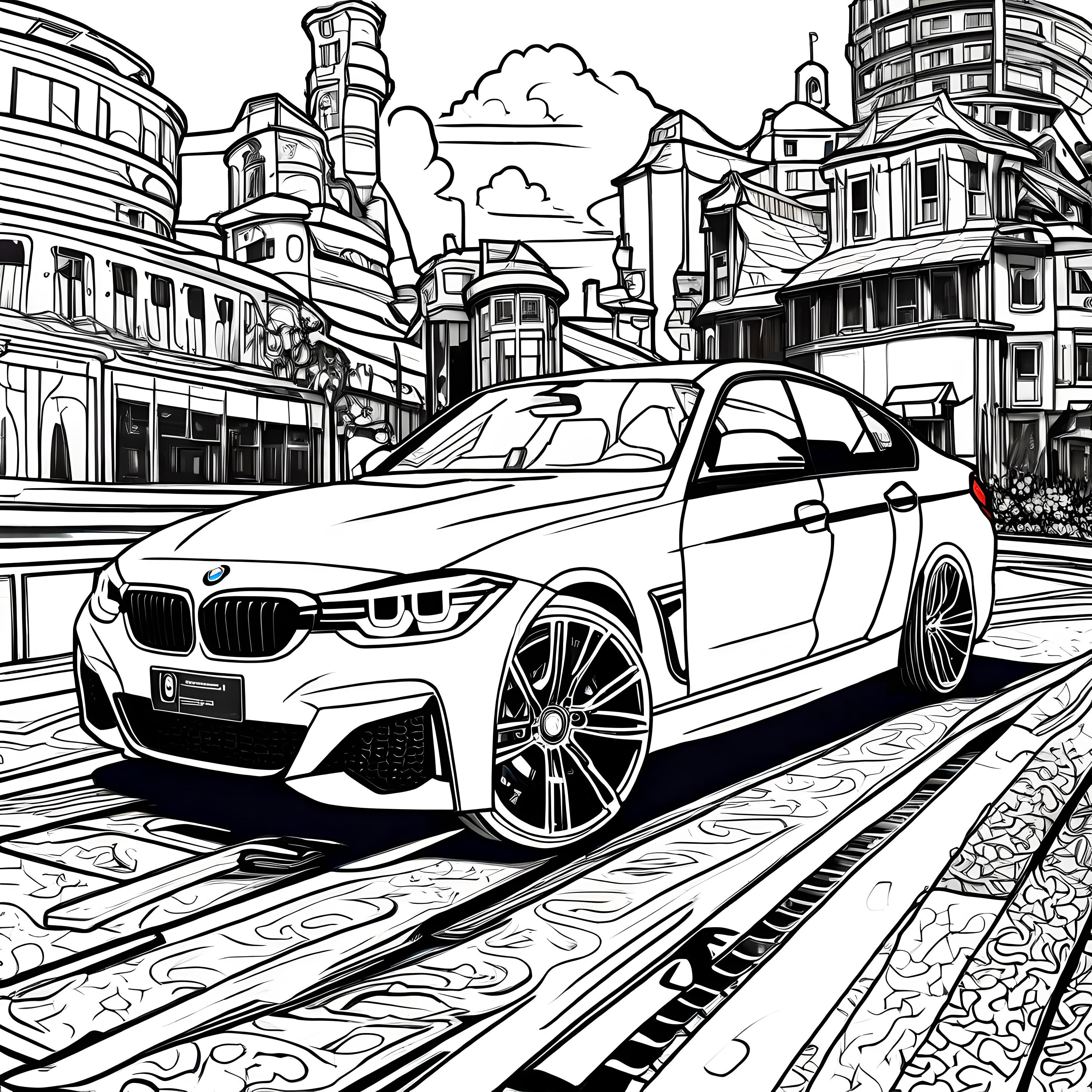 BMW Coloring Page 21 Pages BMW 3, BMW 7 Series, X5, Bmw I8 Coloring ...