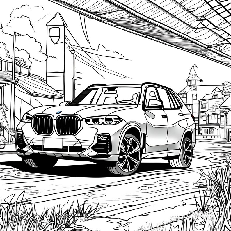 BMW Coloring Page 21 Pages BMW 3, BMW 7 Series, X5, Bmw I8 Coloring ...