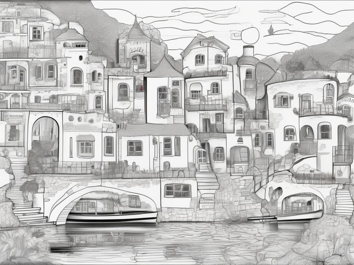 Hundertwasser Coloring Pages 33 TOP Hundertwasser Coloring Book ...