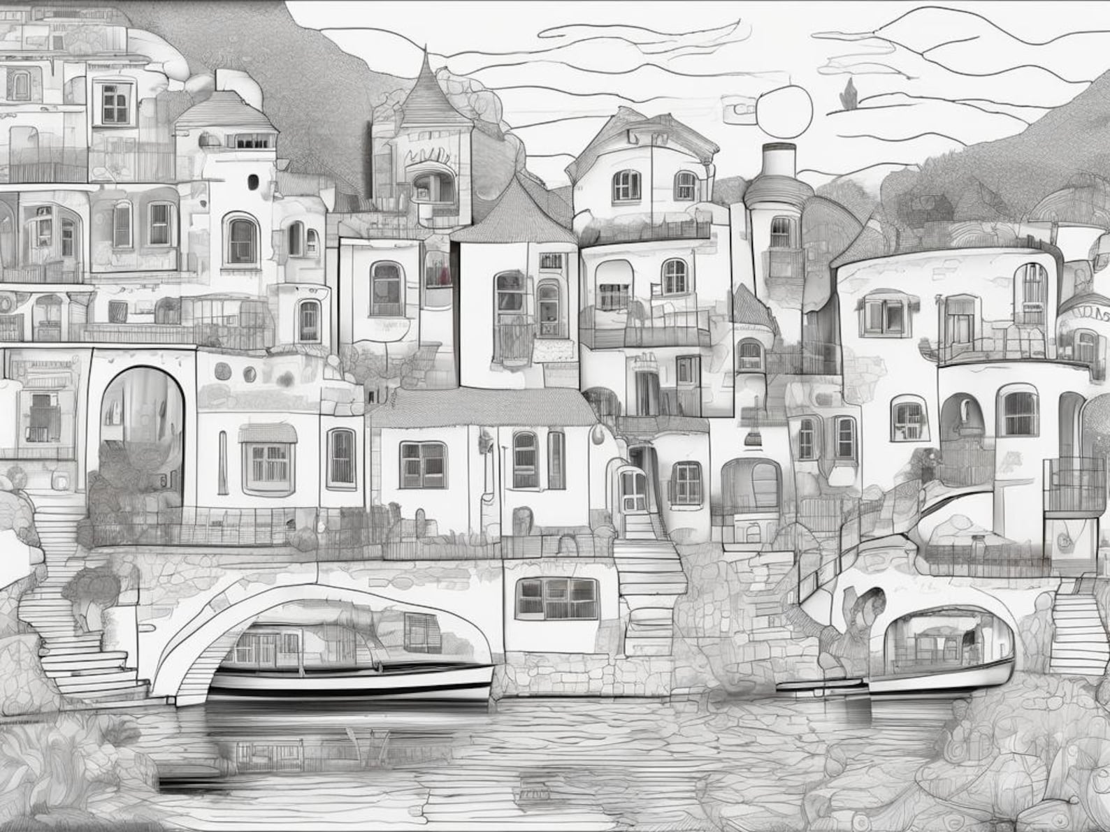 Hundertwasser Coloring Pages 33 TOP Hundertwasser Coloring Book ...