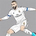 Real Madrid Coloring Pages 17 TOP PAGES Real M Coloring Pages Karim ...