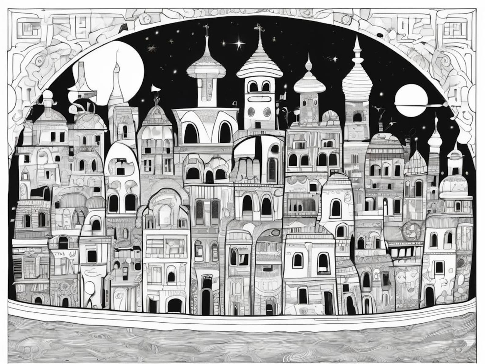 Hundertwasser Coloring Pages 33 TOP Hundertwasser Coloring Book ...