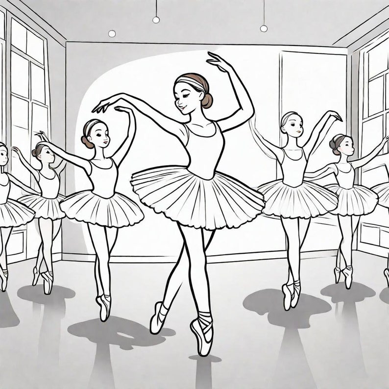 Ballet Coloring Pages 20 TOP Pages Ballerina Coloring Pages Printable ...