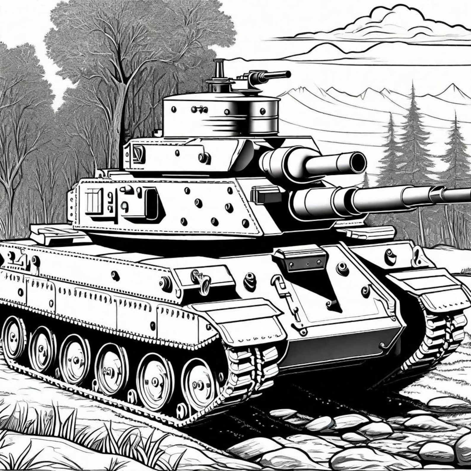 Tank Coloring Pages 30 TOP Coloring Pages M1 Abrams, Leopard 2, T-72 ...