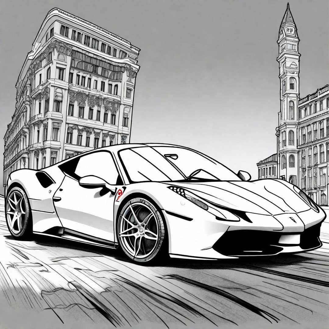 Disegni da colorare Ferrari 26 PAGINE PRINCIPALI Ferrari 458 Italia ...