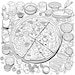 Italian Food Coloring Pages HOT 25 Pages Spaghetti Coloring Page Pizza ...