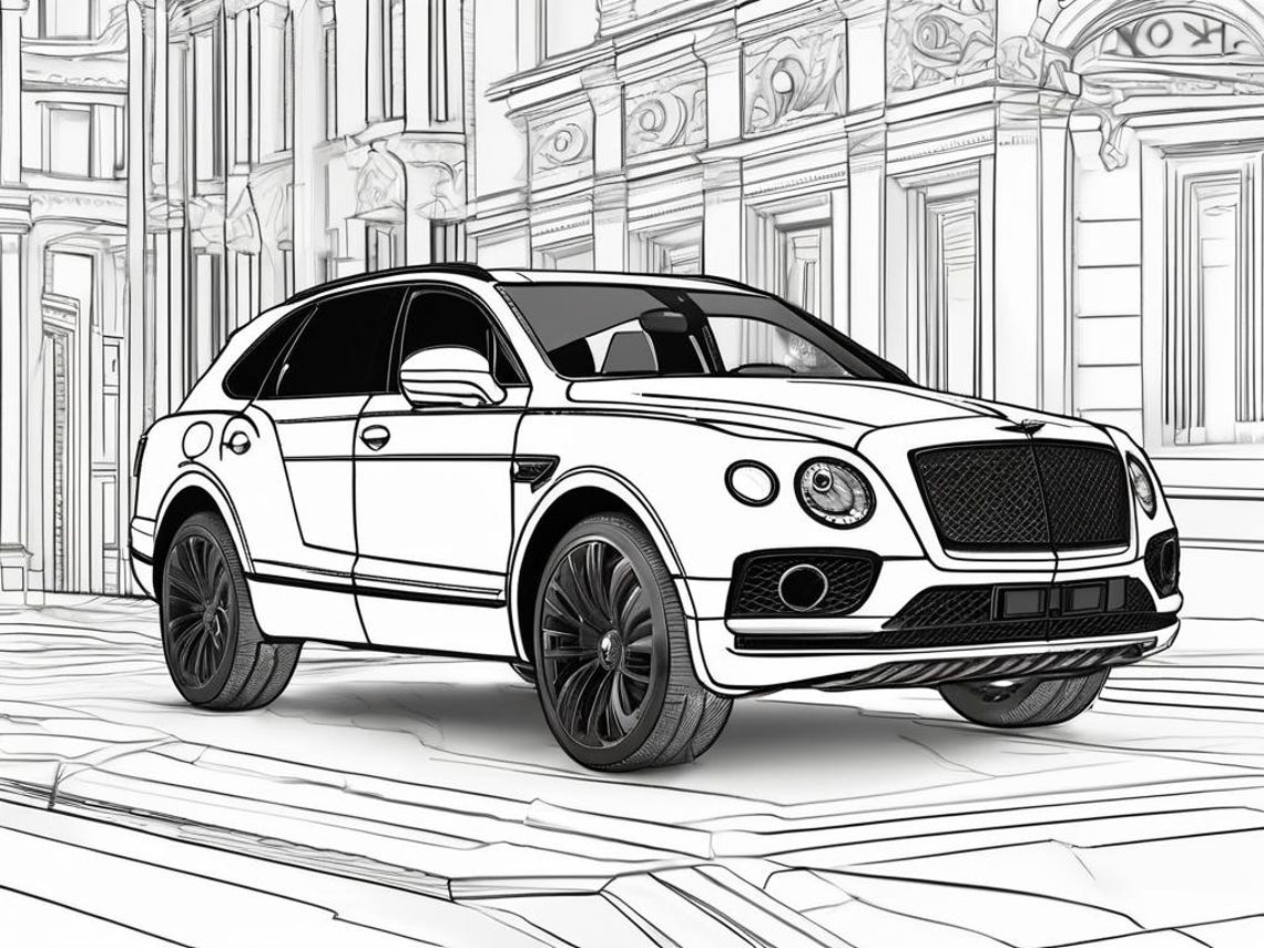 Bentley Coloring Pages 27 TOP Coloring Bentley Continental GT Coloring ...
