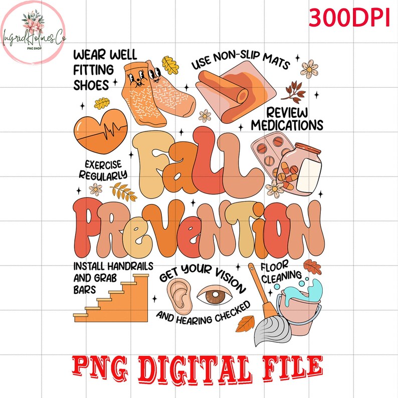 Fall Nurse Png, Thanksgiving Nurse Png, I Love Fall Prevention Png ...