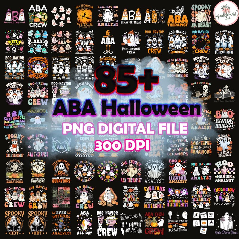 Aba Halloween Stickers - Etsy