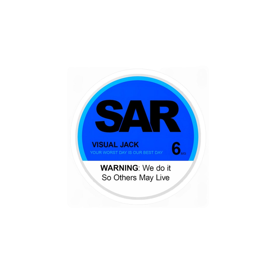 ZYN SAR Sticker - Etsy