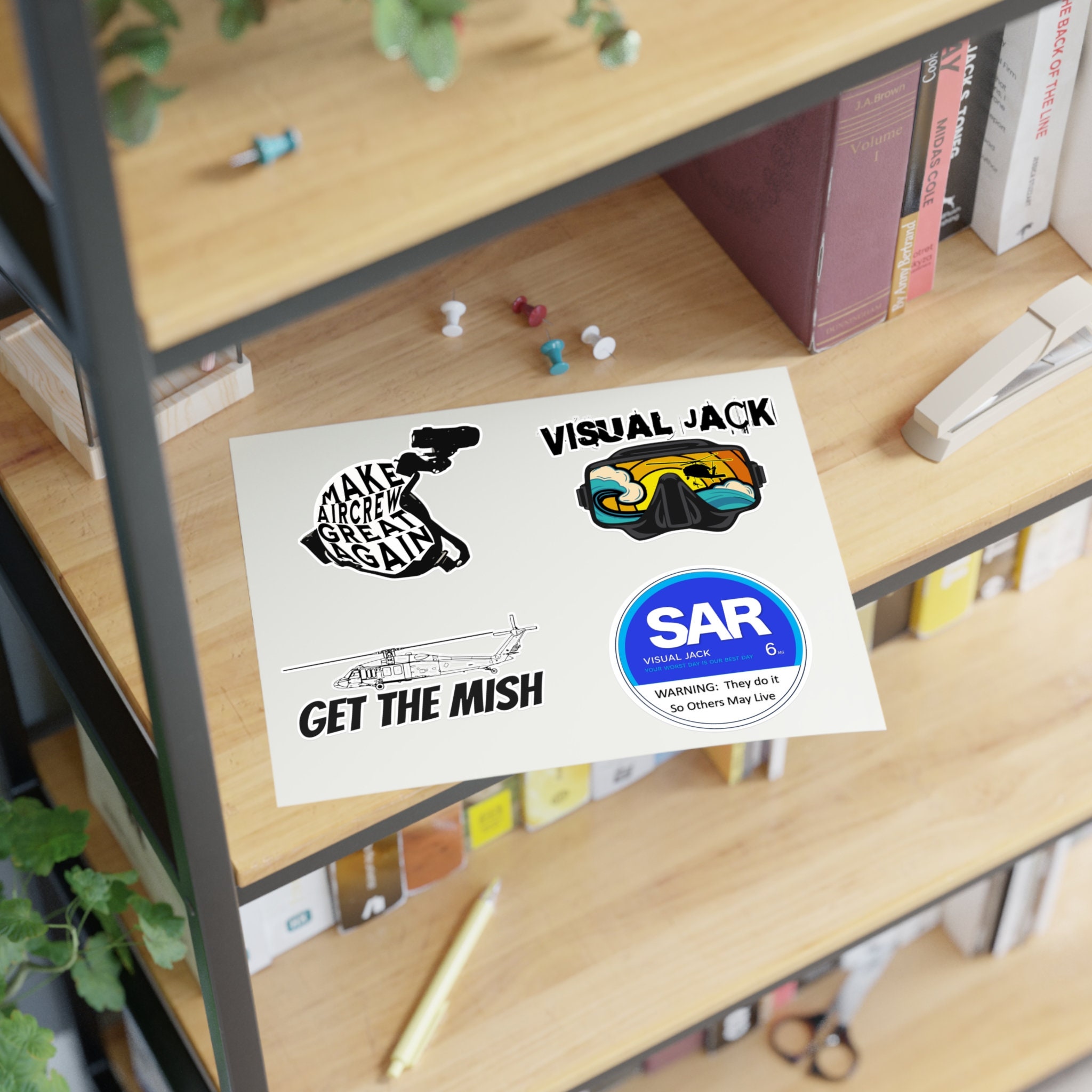 Visual Jack Sticker Pack - Etsy