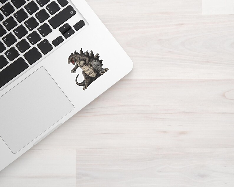 Godzilla Sticker, Tumbler Sticker, Water Bottle Sticker, Vinyl Sticker ...