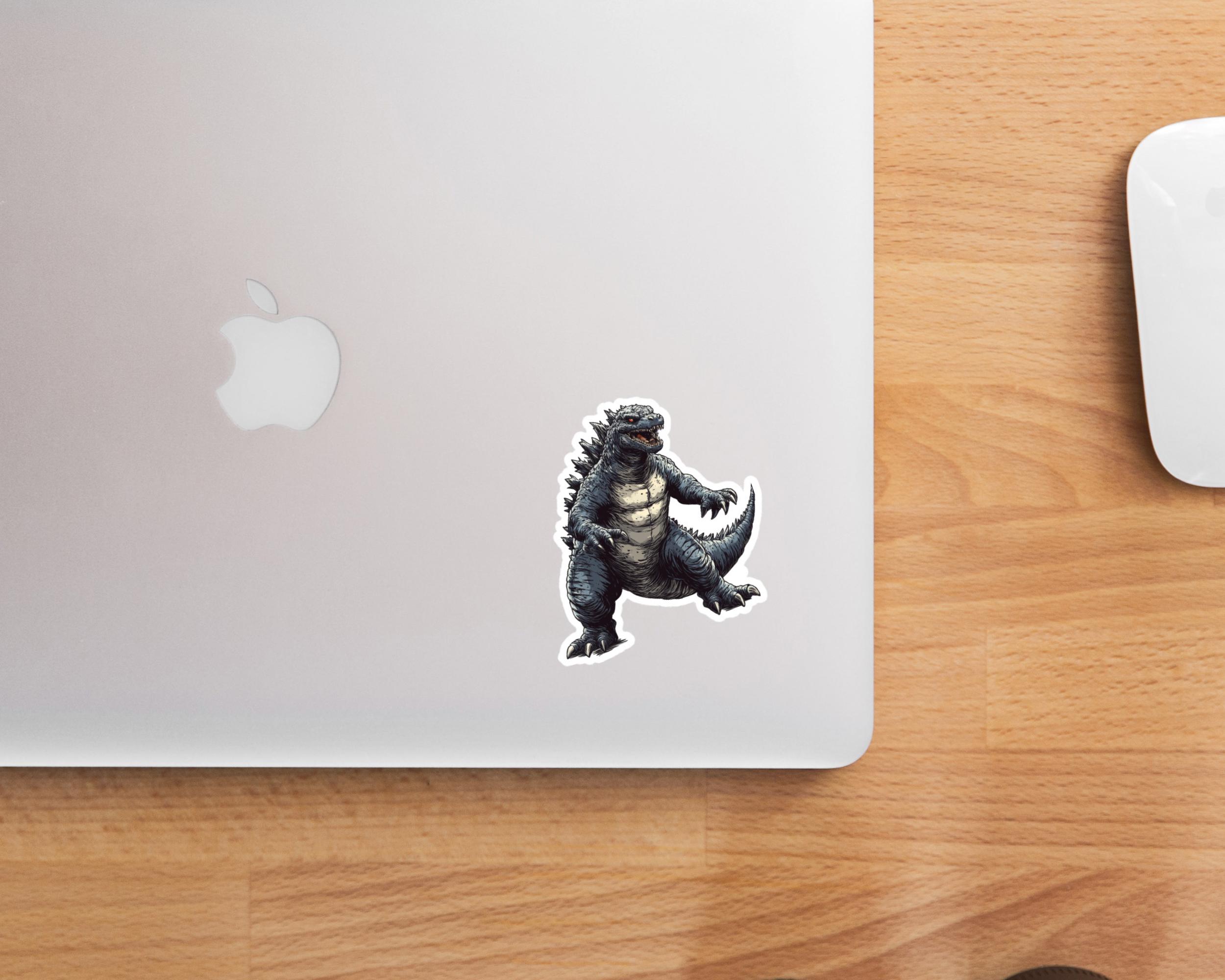 Godzilla Sticker, Tumbler Sticker, Water Bottle Sticker, Vinyl Sticker ...