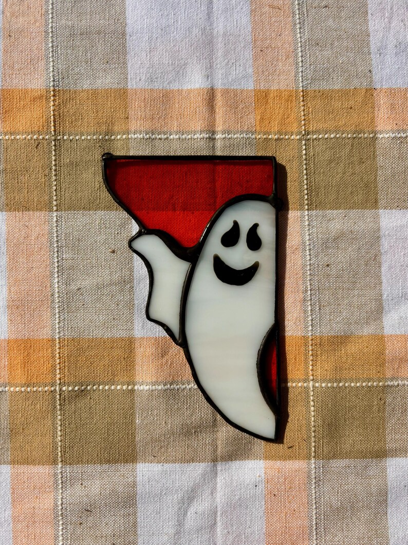Stained Glass Corner Ghost - Etsy