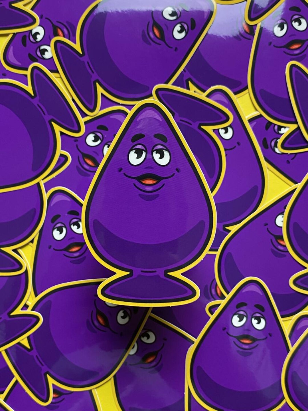 Grimace Plug Sticker - Etsy