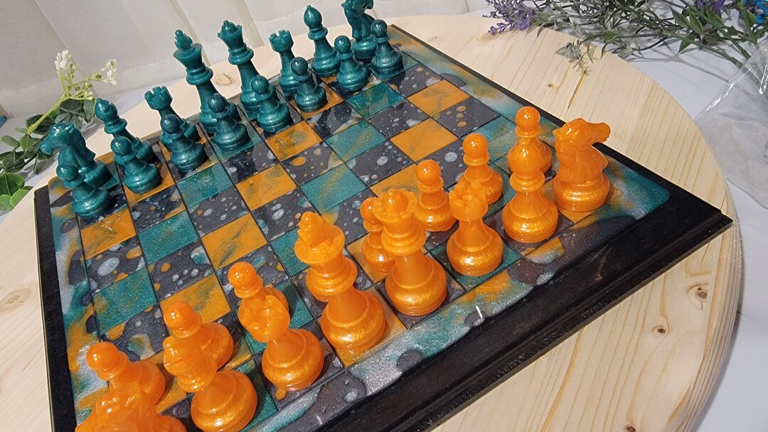 Miami Theme Chess Board - Etsy