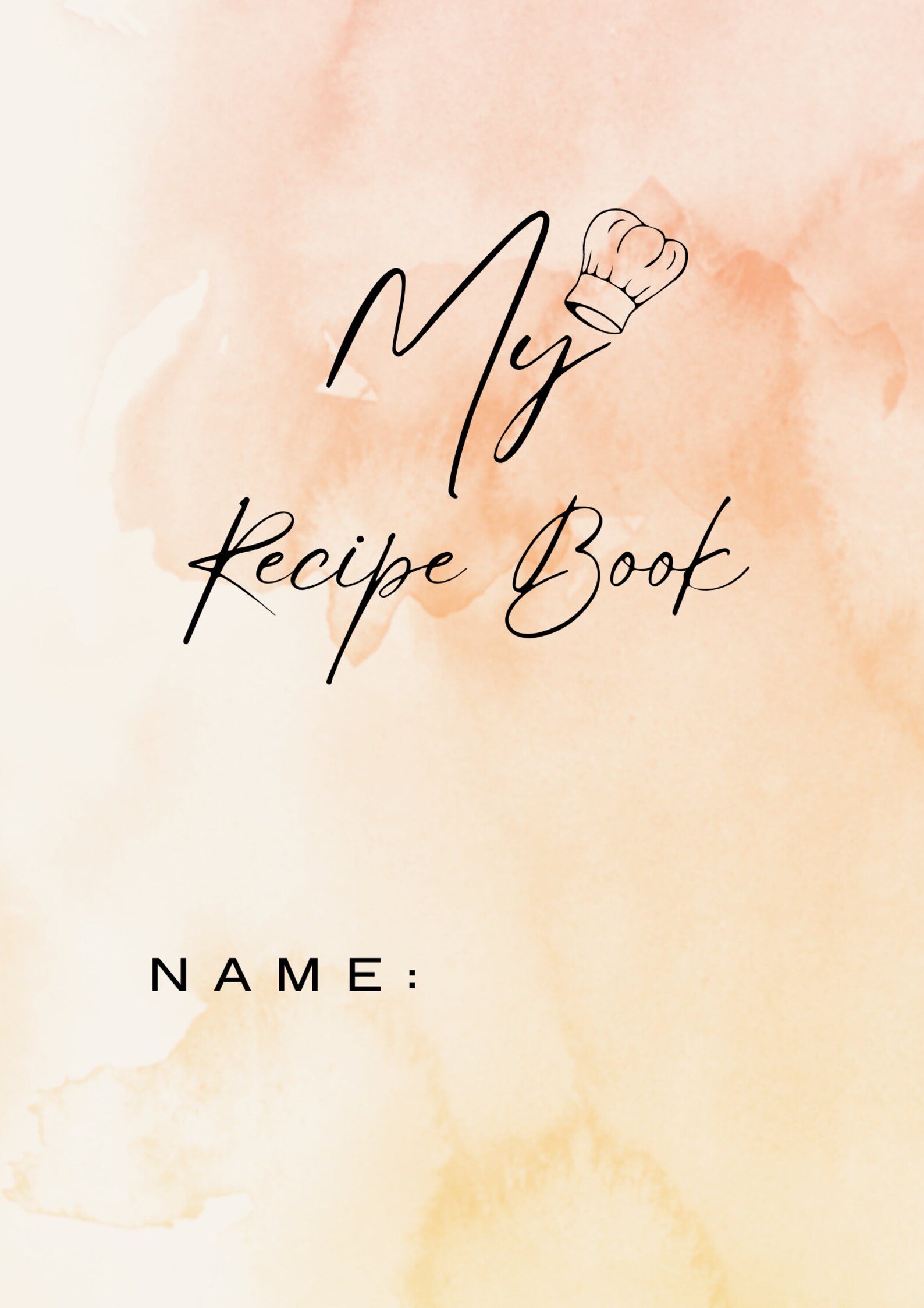 Recipe Book Template A4 PDF Printable Recipe Template, Recipe Cards ...