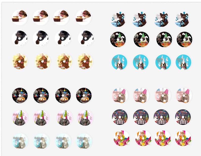 Freestyle Libre 1 and Libre 2 Sensor Dogs and Cats 48 Sticker Sheet - Etsy