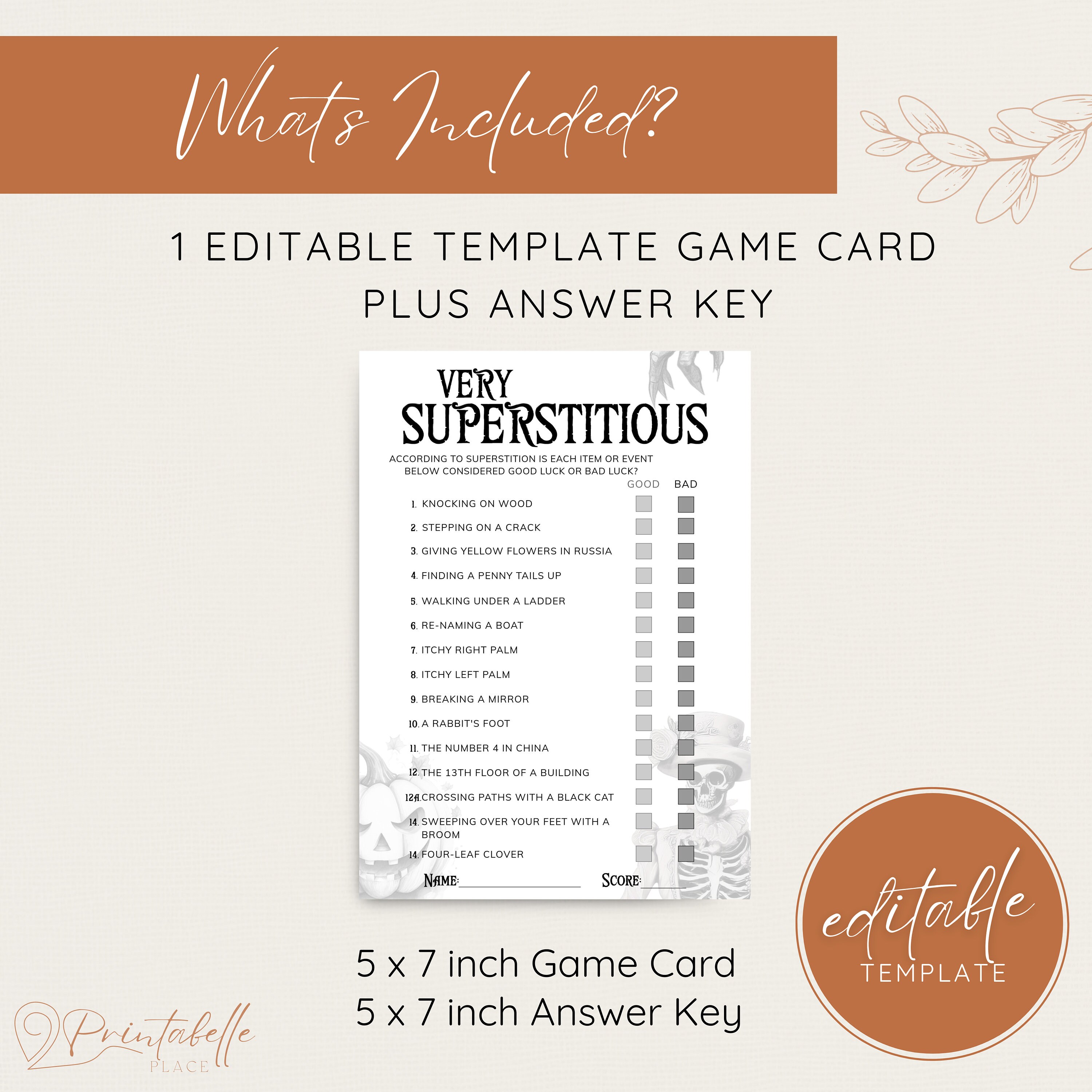 Halloween Game True or False Style Superstitions, Spooky Myths Trivia ...