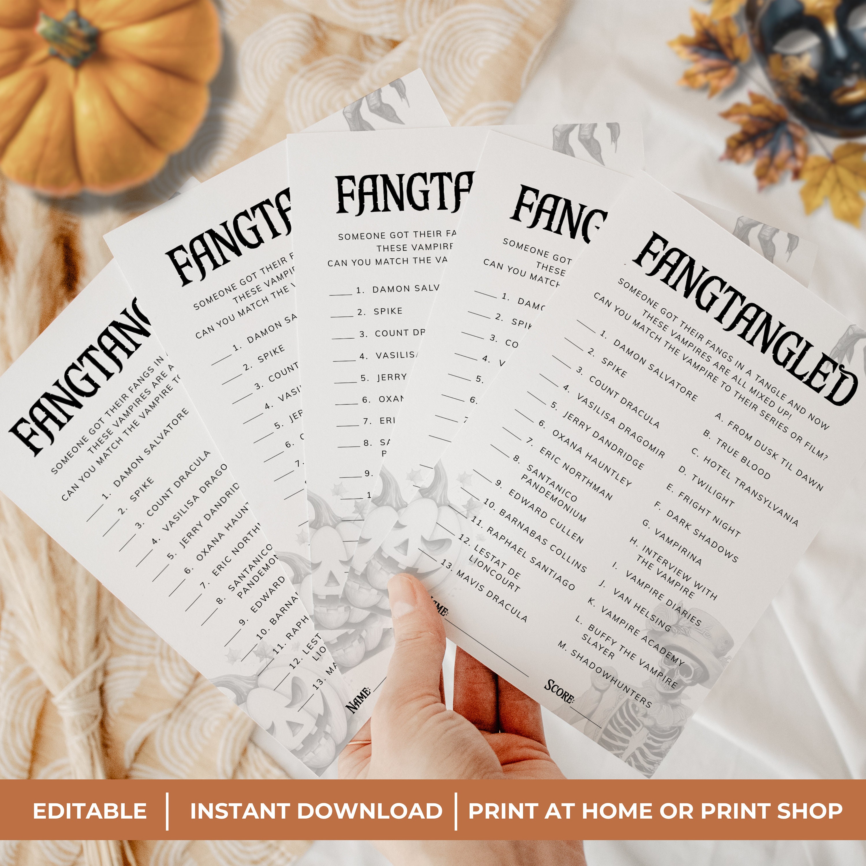 Halloween Themed Would You Rather Game, Spooky This or That Activity ...