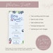 Berry Sweet Menu Template, Blueberry Themed Food and Drinks List ...