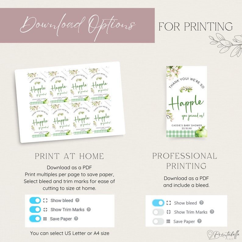 Apple Favor Tag Template, Apple of My Eye Favour Labels, Fall Fruit ...