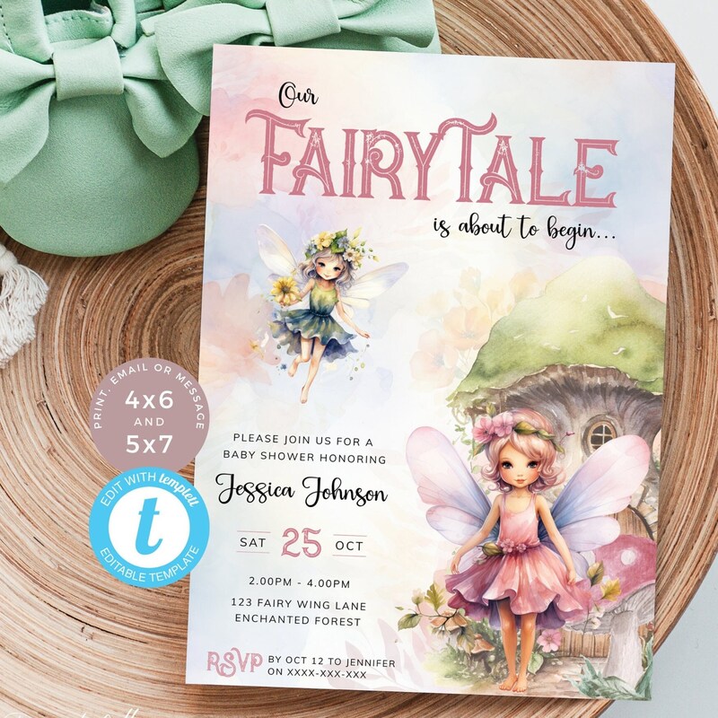 Fairytale Invitation - Etsy