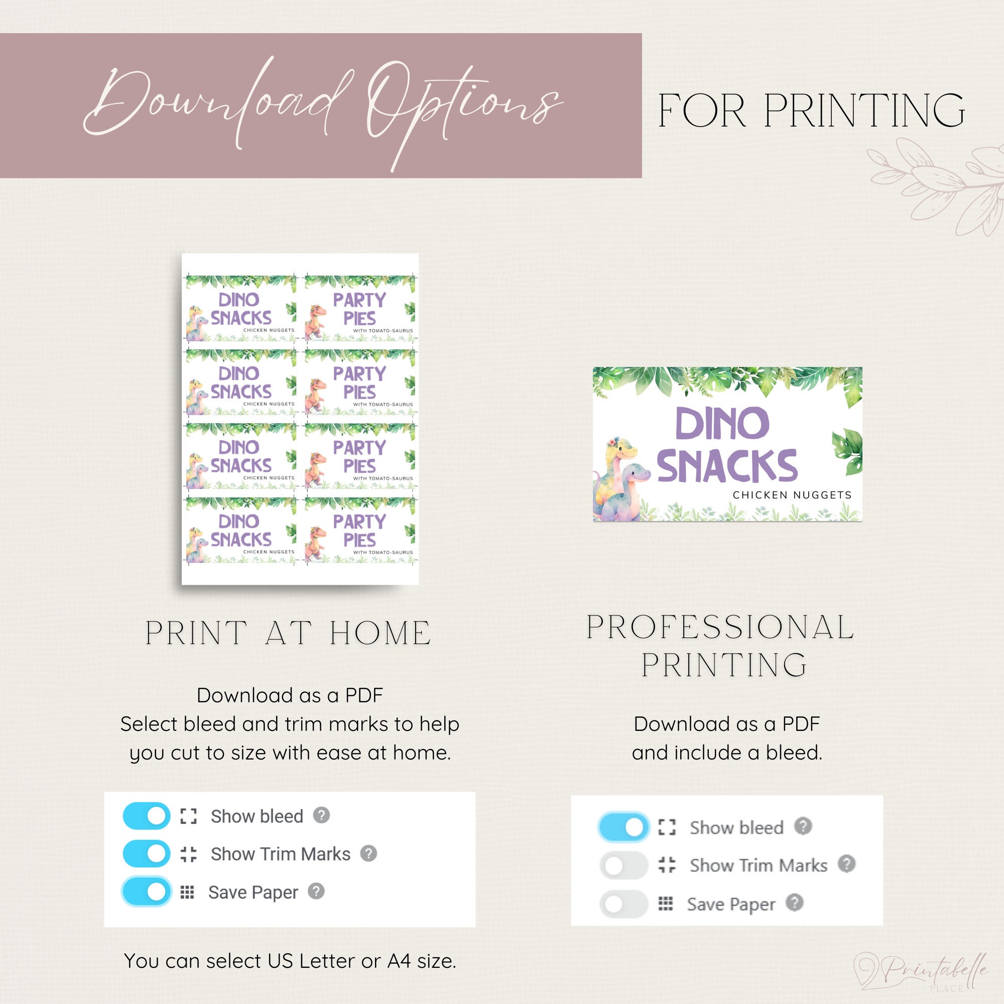 Dinosaur Birthday Party Food Labels, Pastel Dino Buffet Cards Tent ...