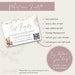 Storybook Themed Gift Registry Card With QR Code, New Chapter Begin ...