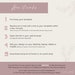 Pink Christmas Menu Template, Holiday Ornament Food List, Candy Cane ...