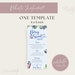 Berry Sweet Menu Template, Blueberry Themed Food and Drinks List ...
