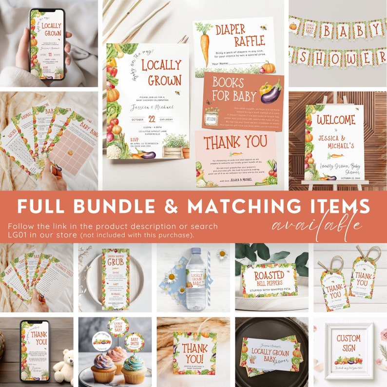 Locally Grown Think Fast Baby Shower Game, Quick Categories, Fun ...