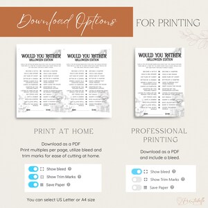 Halloween Themed Would You Rather Game, Spooky This or That Activity ...