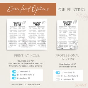 Halloween Trivia Game Printable, General Knowledge on Spooky Season ...