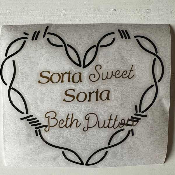 Beth Dutton Car Decal - Etsy