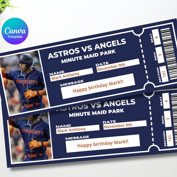 Sports Ticket - Etsy