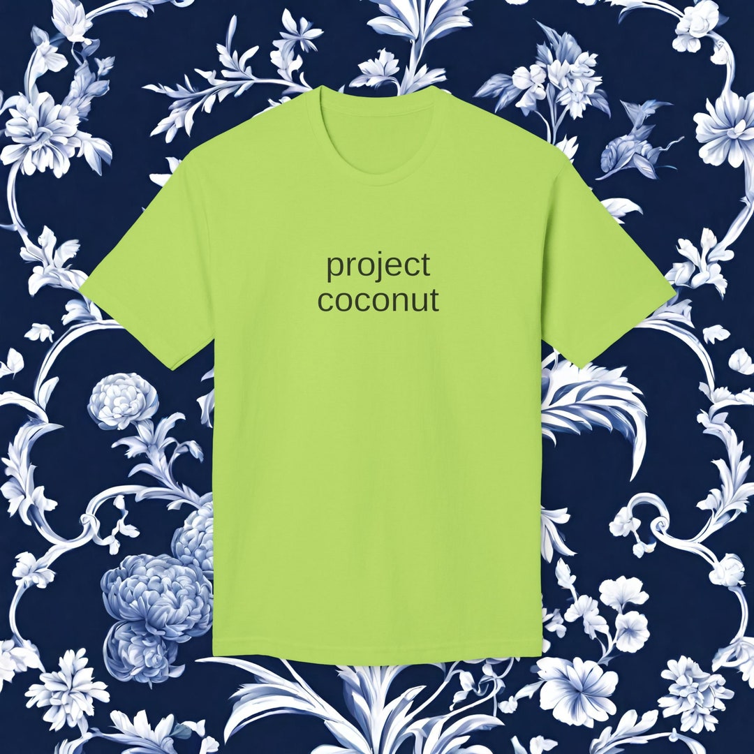 Project Coconut Kamala Harris Brat Inspired Lime Tee 2024 Election - Etsy