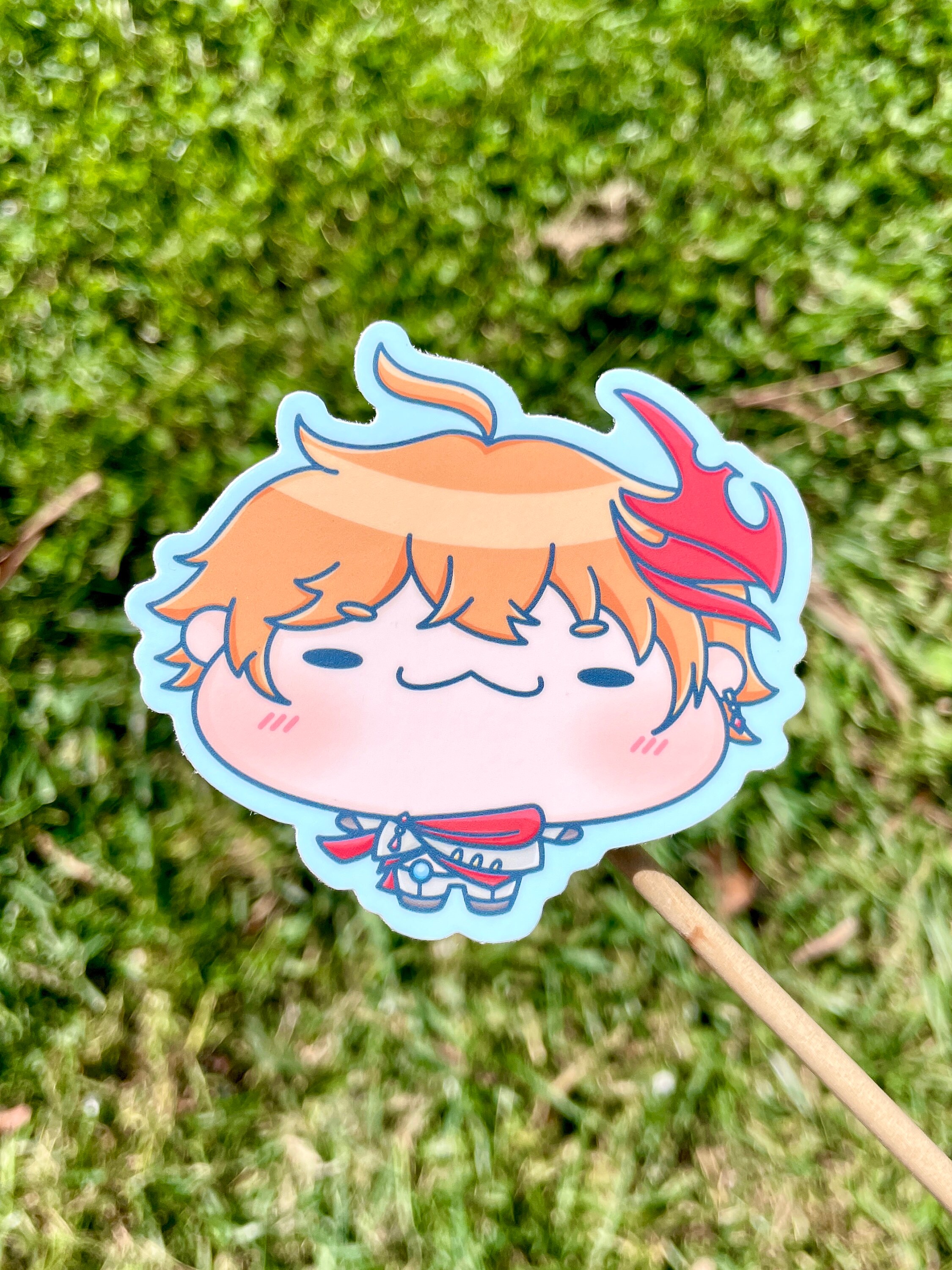 UWU Childe Genshin Impact Vinyl Sticker - Etsy