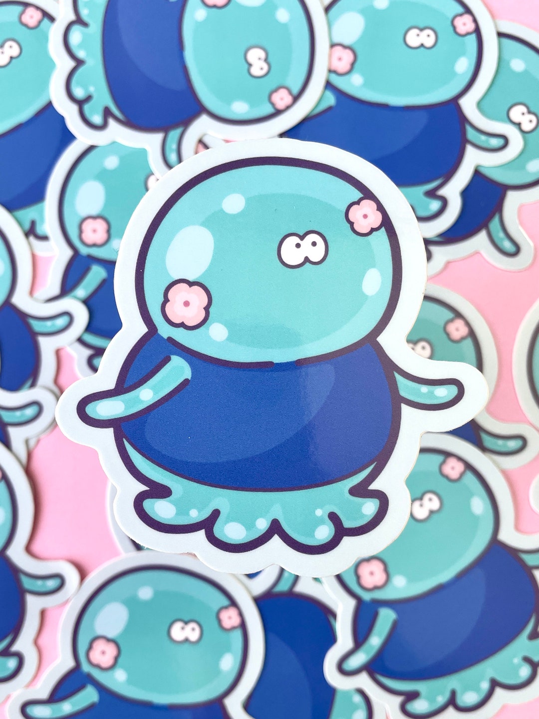 Splatoon Sakura Jelly Vinyl Sticker - Etsy