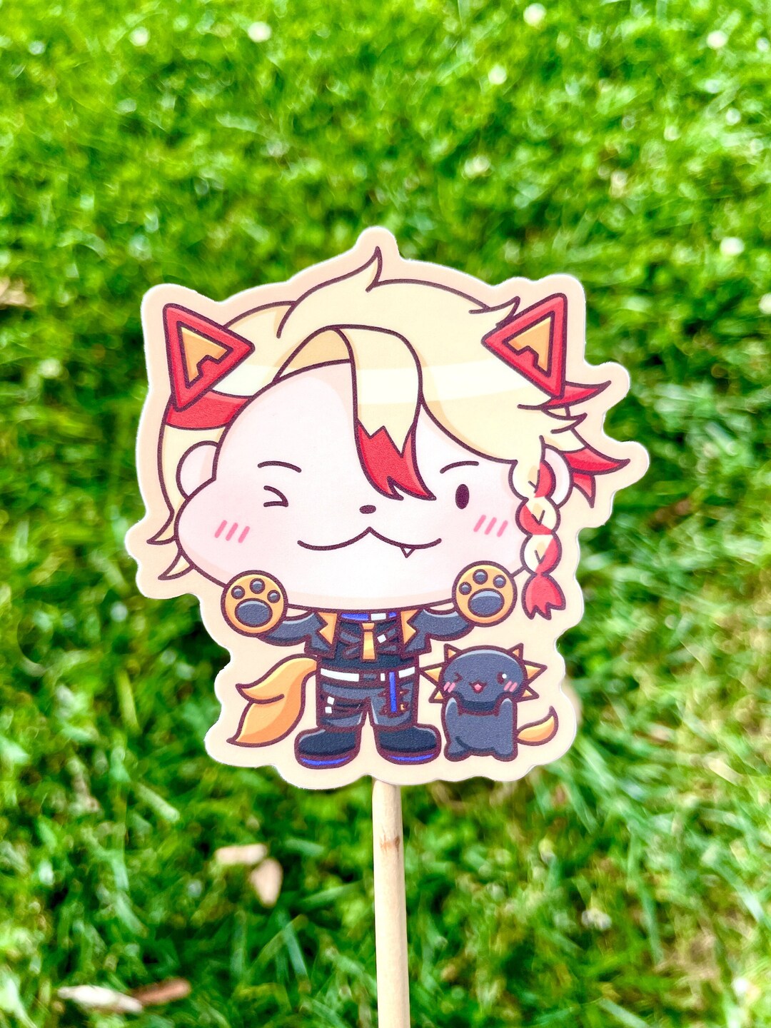 Axel Syrios - Holostars Tempus Vtuber Vinyl Sticker - Etsy