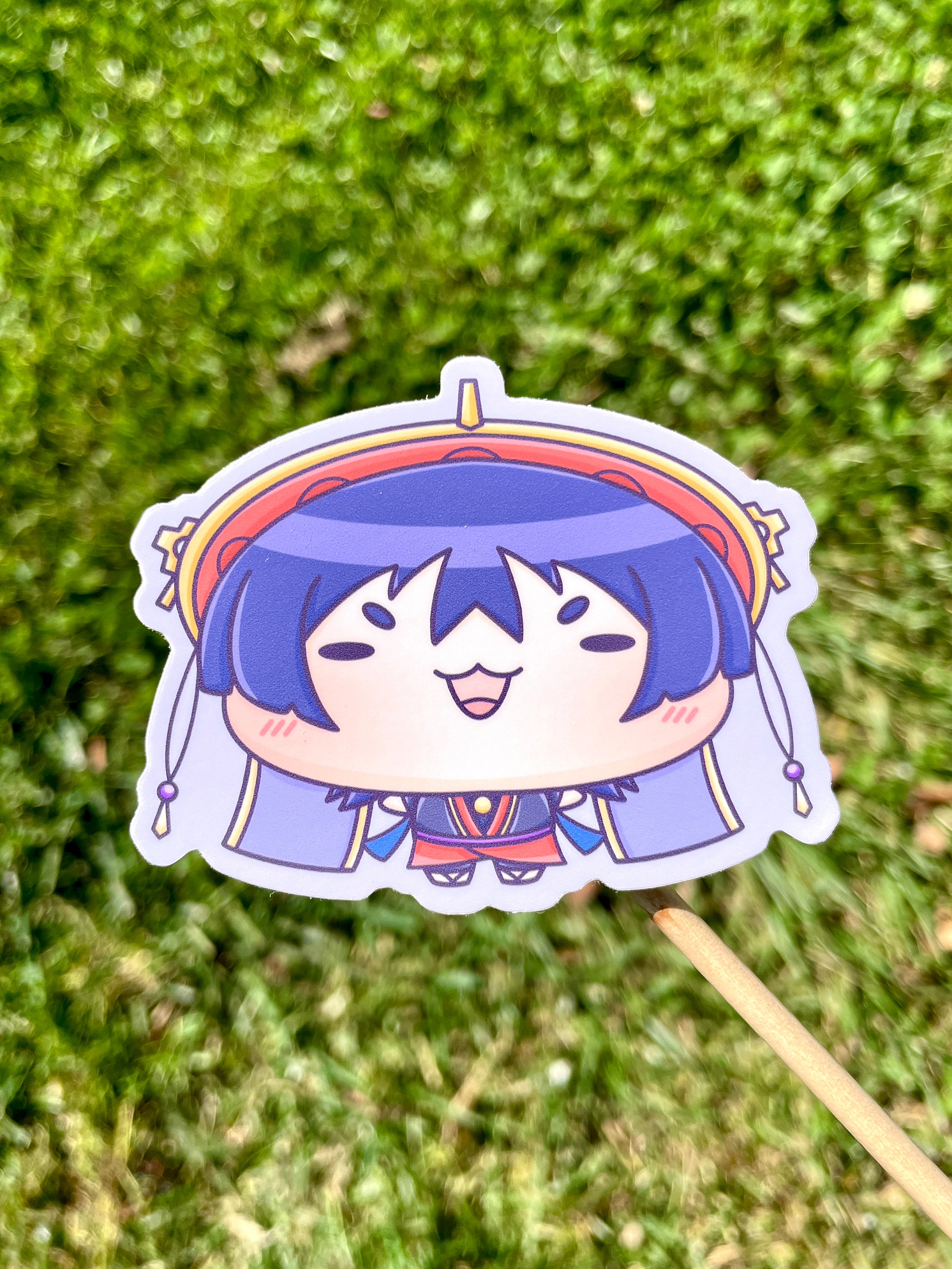 Smug Scaramouche Genshin Impact Vinyl Sticker - Etsy