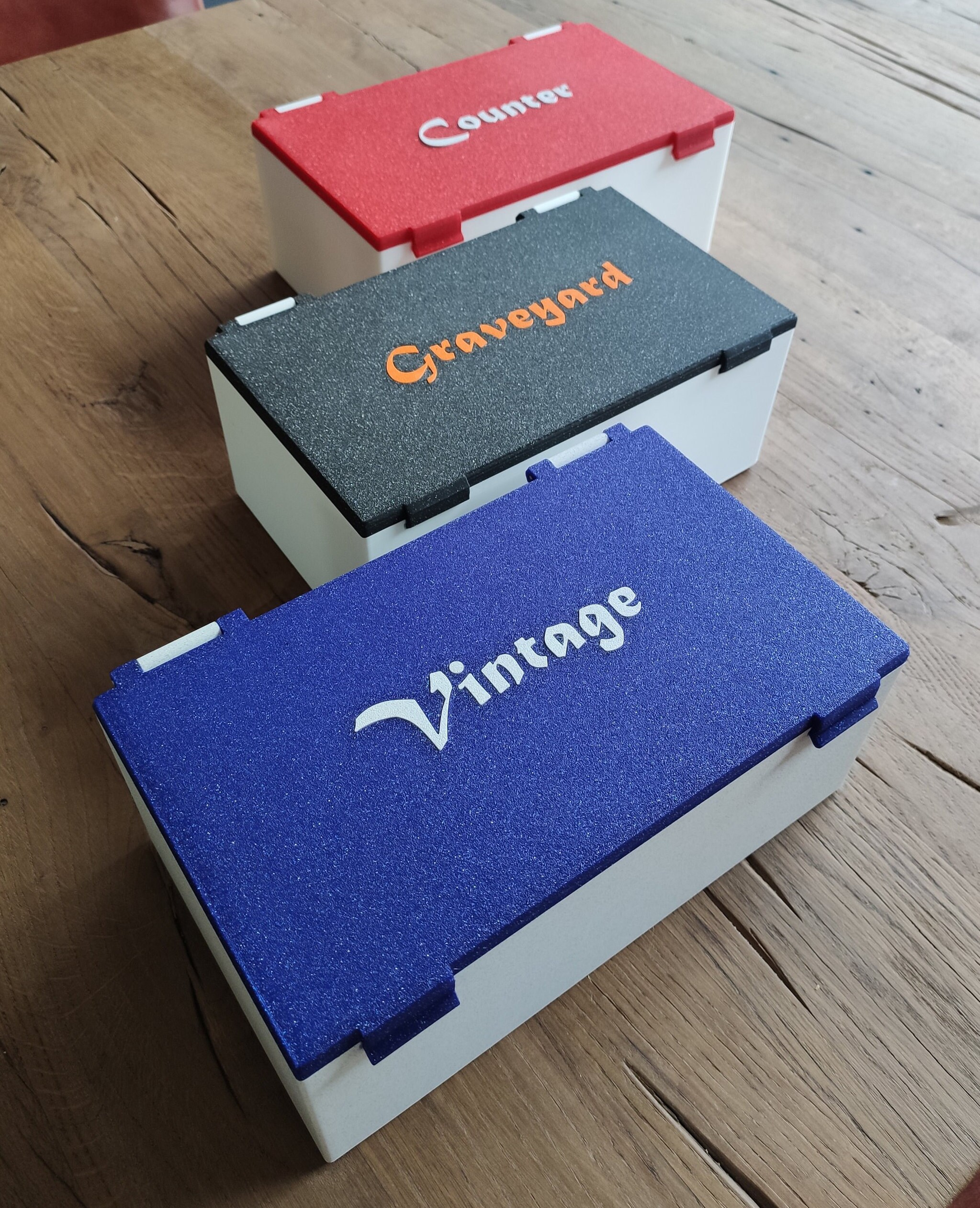 Personalized MTG Cube Box With Land Slots - Etsy