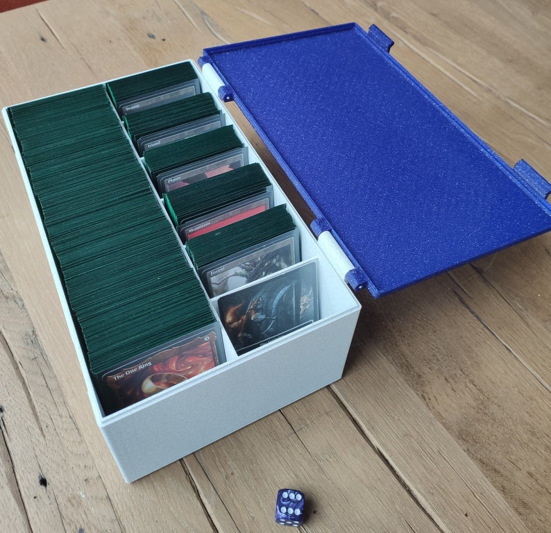 Personalized MTG Cube Box With Land Slots - Etsy