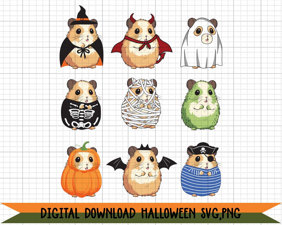 Hamster Halloween Costume Hand Drawn Design Png,hamster Lover Gift ...