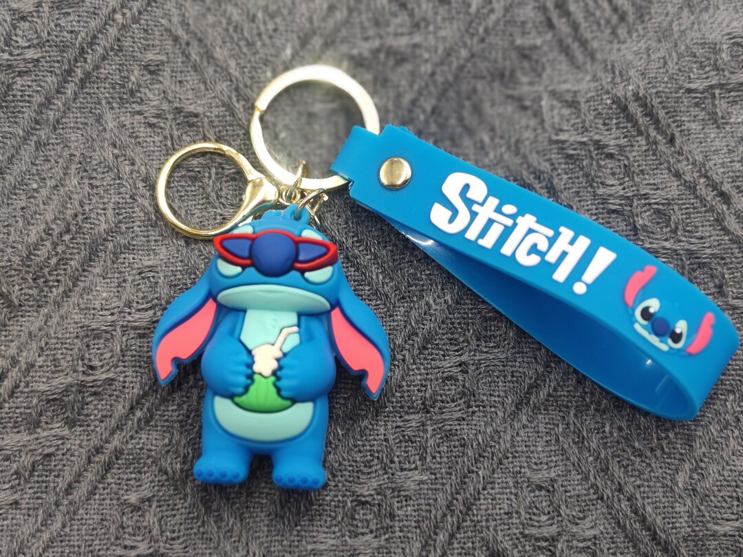Stitch Key Chainstitch Auto Accessories Cute Car Keychain - Etsy