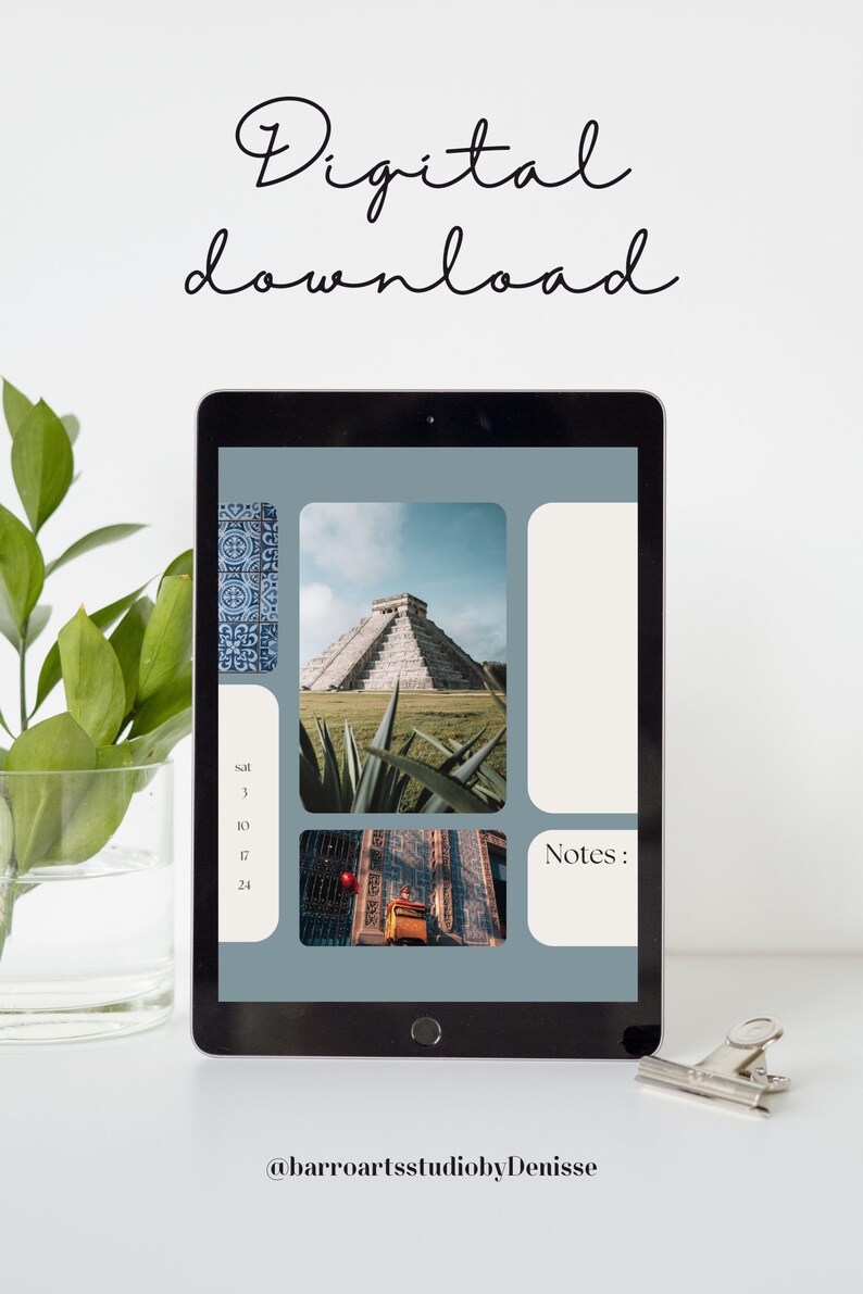 Blue Modern Desktop Wallpaper - Etsy