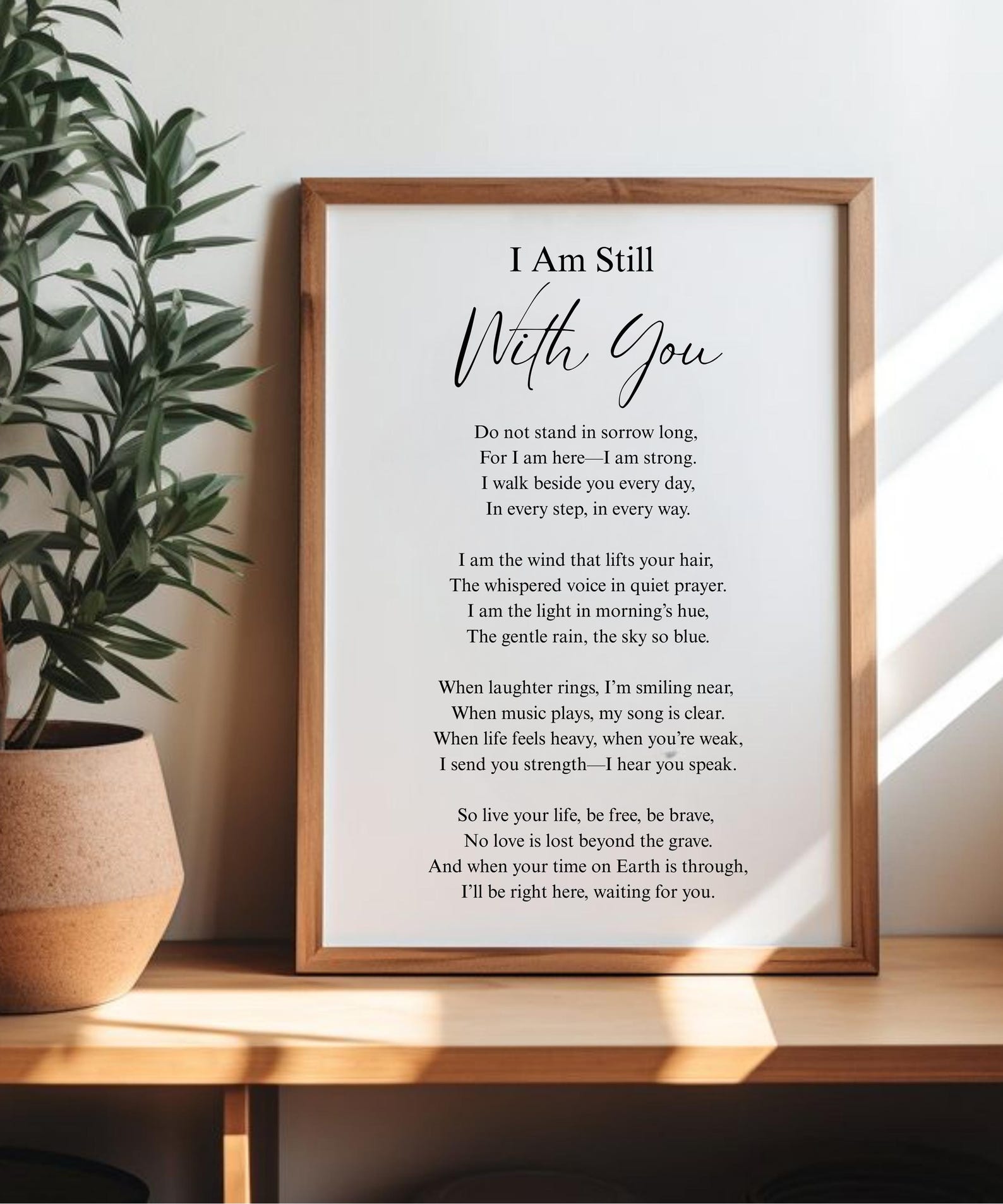 Custom Funeral Poem Celebration of Life Funeral Favor Sign Memorial ...